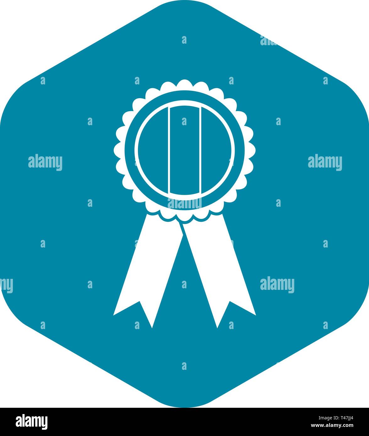 Rosette icon, simple style Stock Vector Image & Art - Alamy