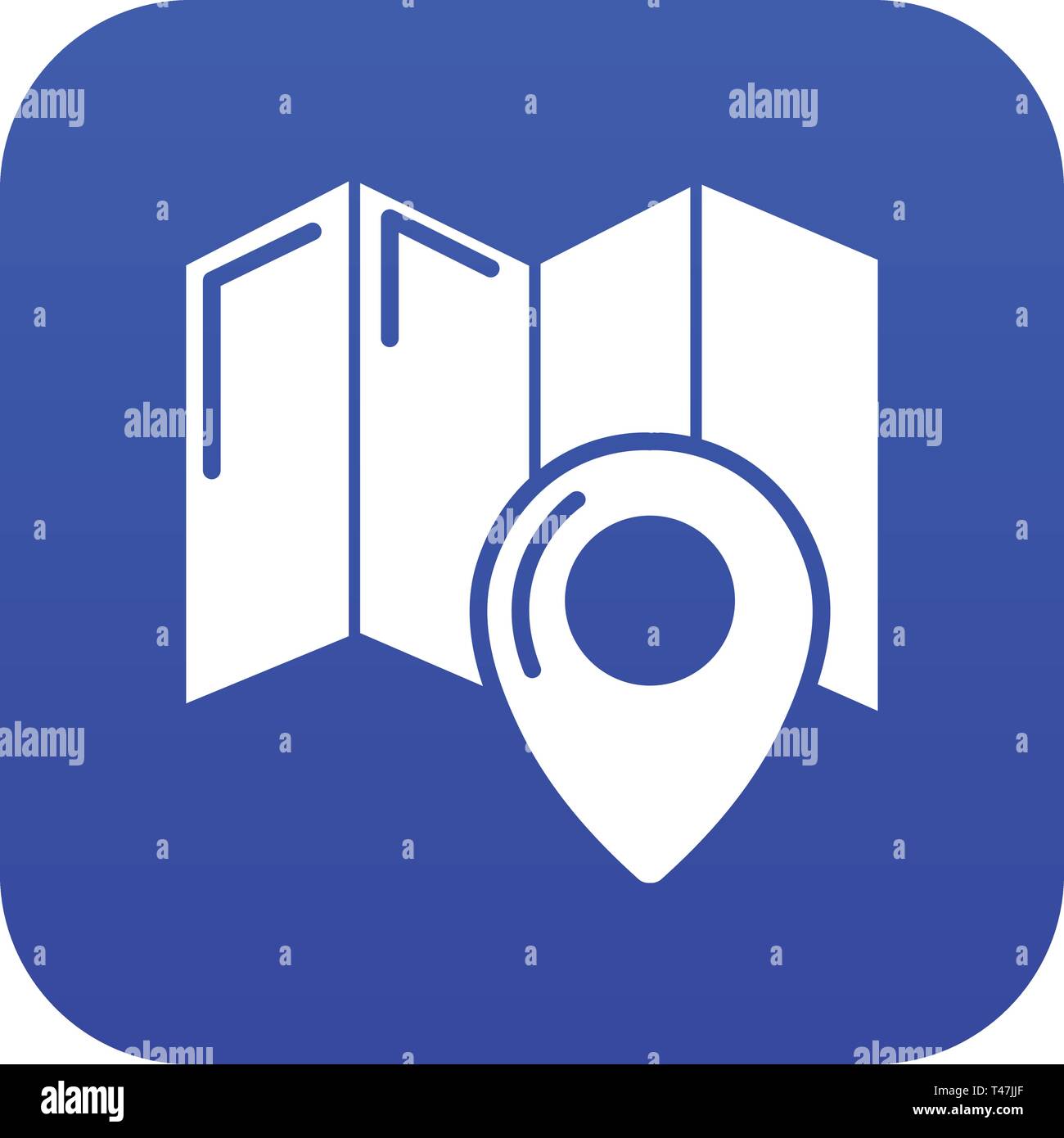 World travel map icon blue vector Stock Vector Image & Art - Alamy