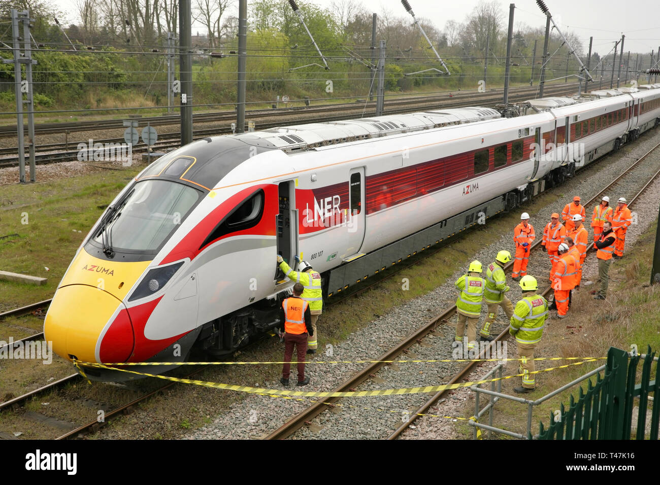 Fire and Rescue Service staff conduct emergency access trials on a new ...