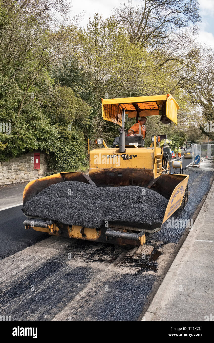 Equipment for asphalt laying hi-res stock photography and images - Alamy