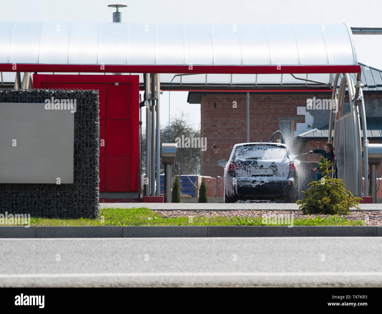 Car wash equipment hi-res stock photography and images - Alamy
