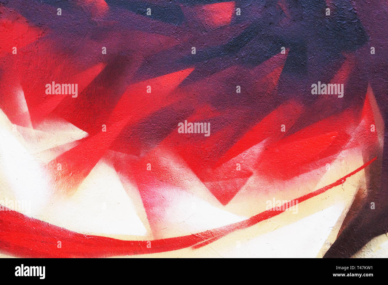 Street art. Abstract background image of a fragment of a colored ...