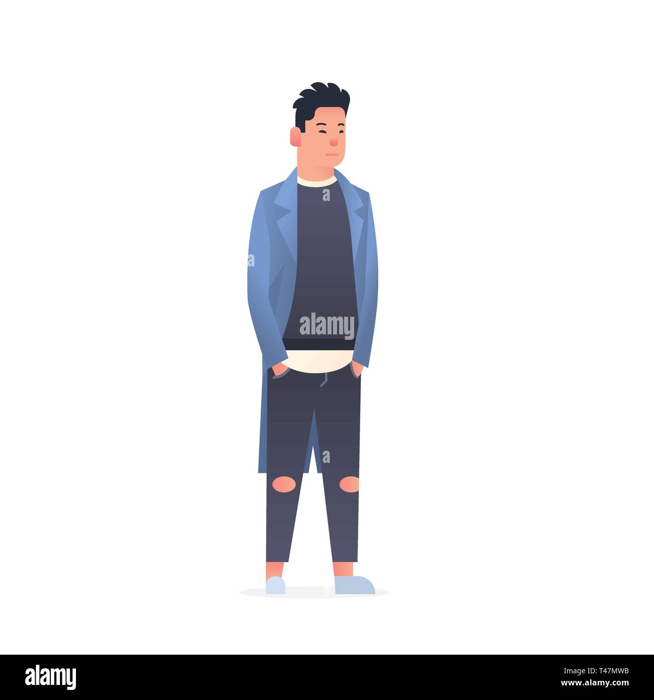 Asian fashion model in Stock Vector Images - Alamy