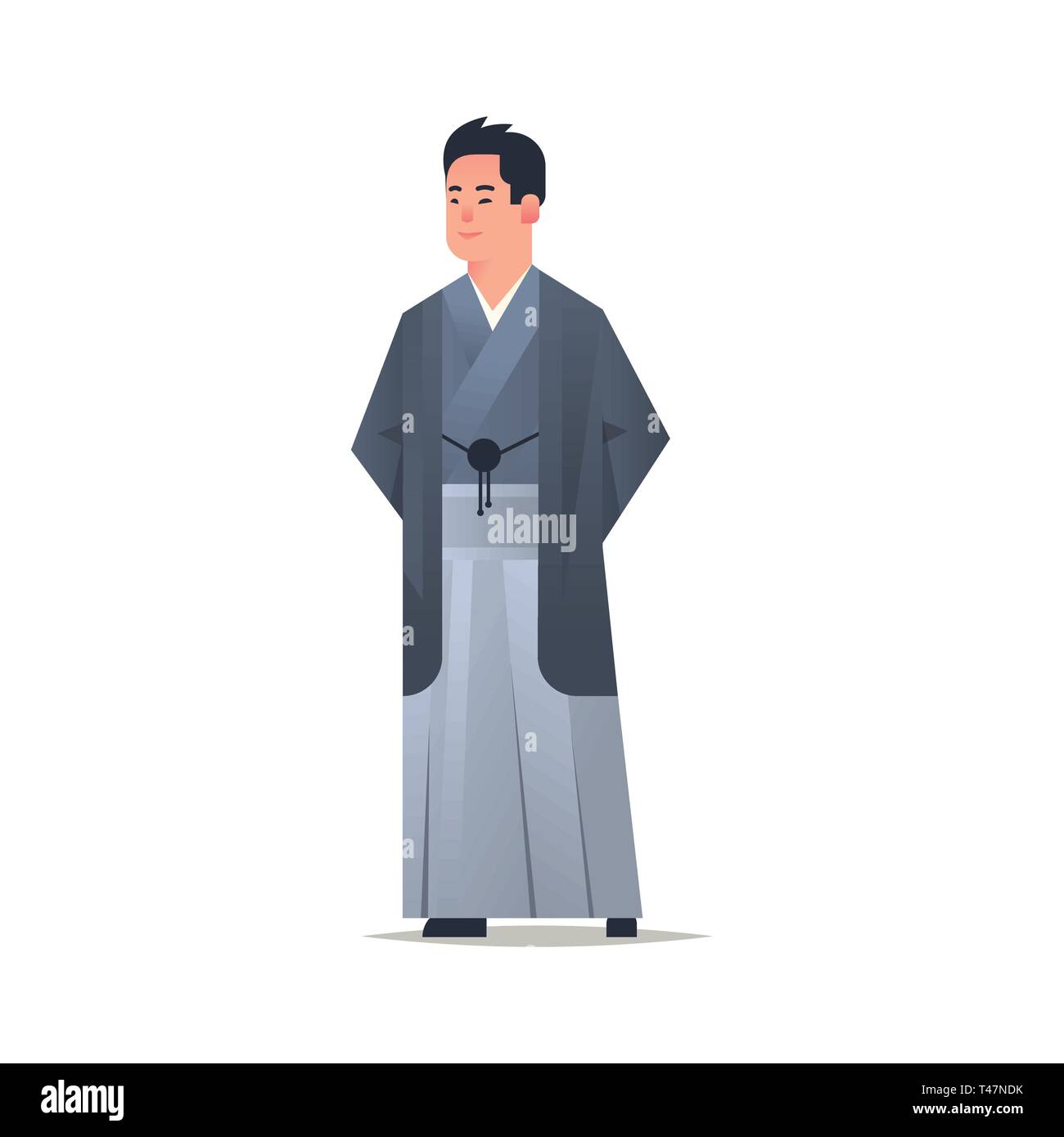 asian guy wearing traditional clothes smiling man in national ancient ...