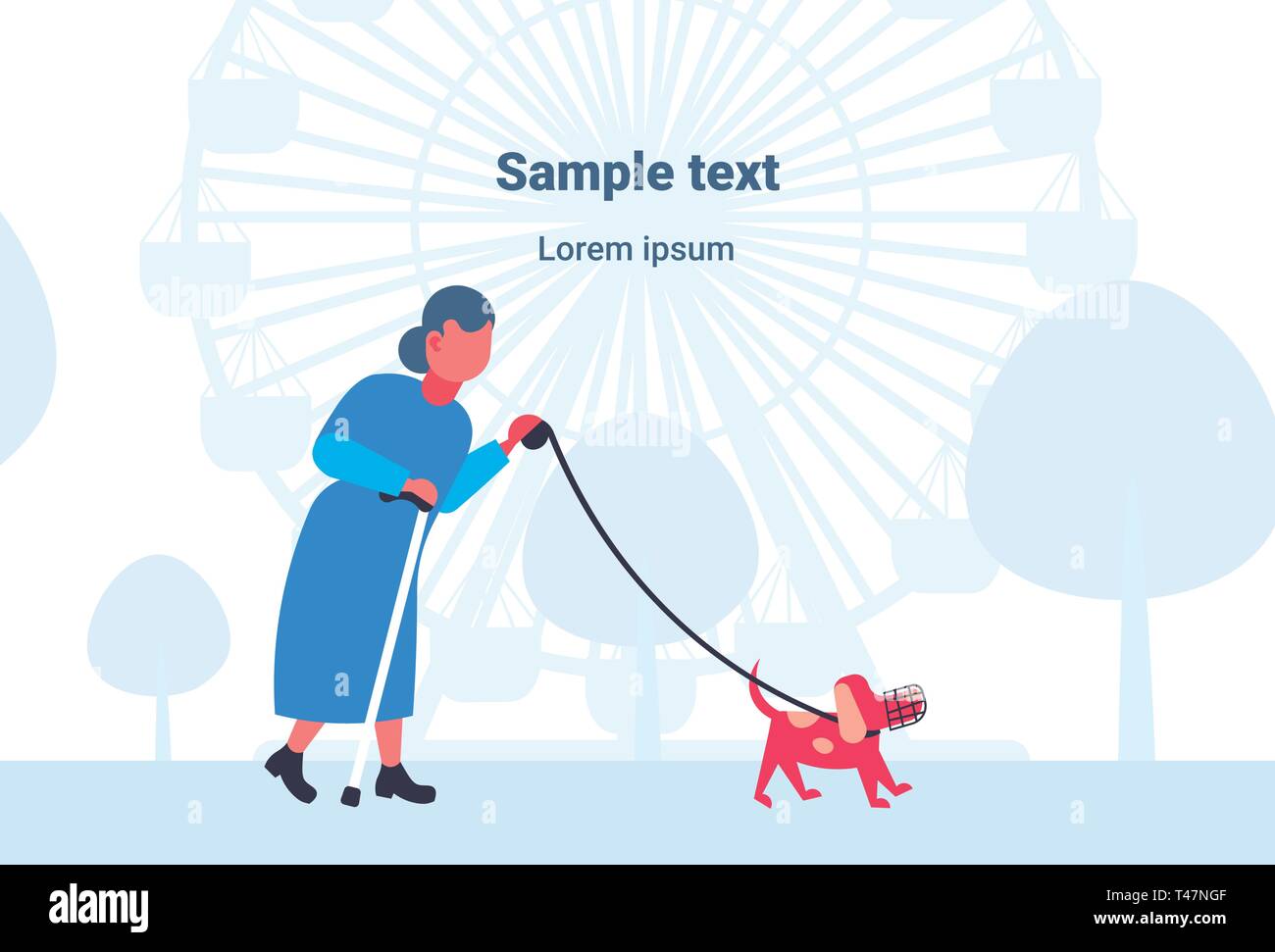 Domestic senior woman Stock Vector Images - Alamy