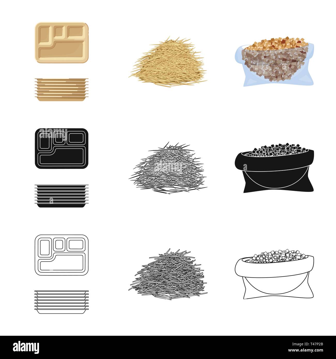 Container granulated plastic raw material Stock Vector Images - Alamy