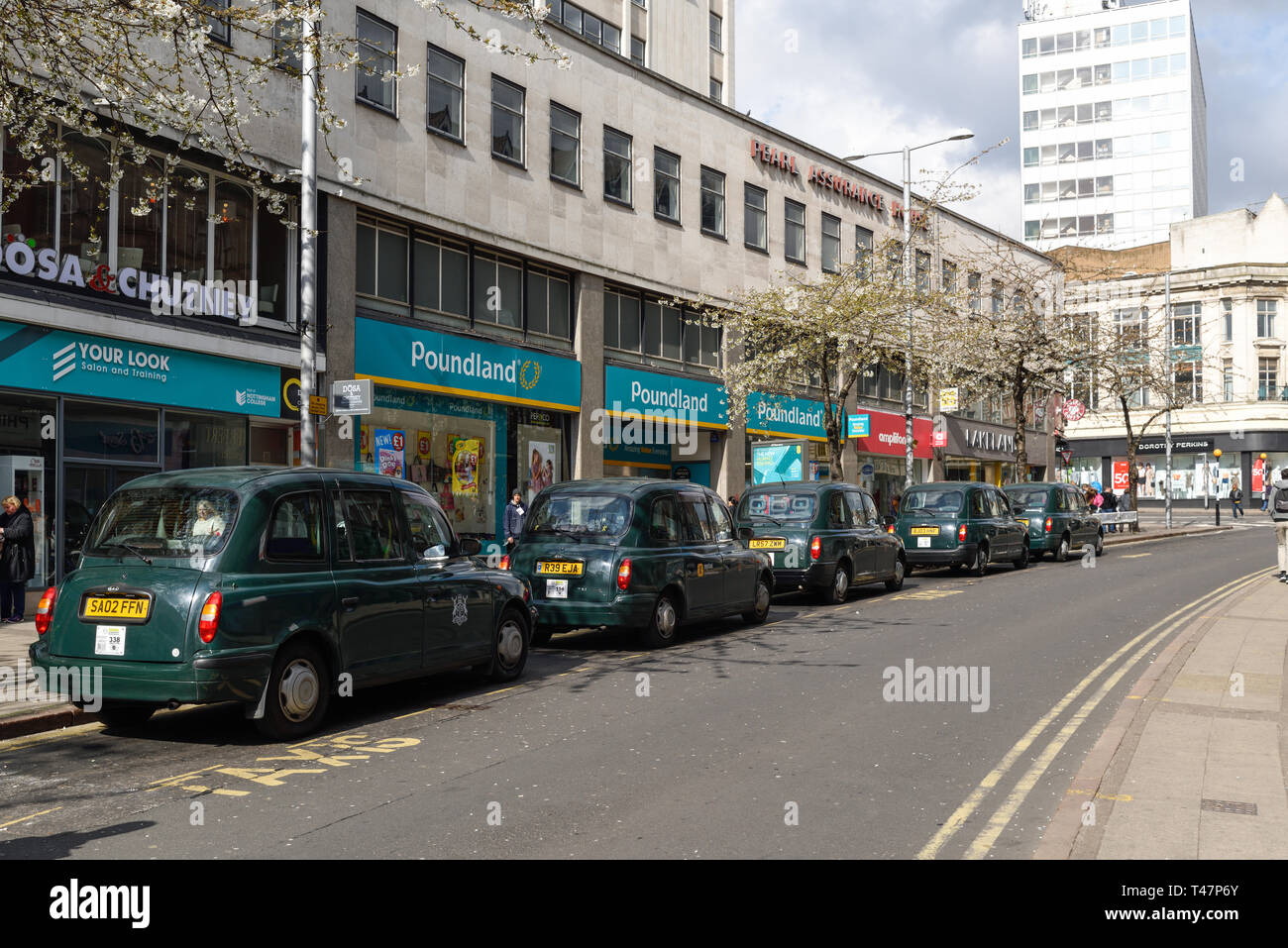 Wheeler Gate In Nottingham City centre in Spring Stock Photo - Alamy