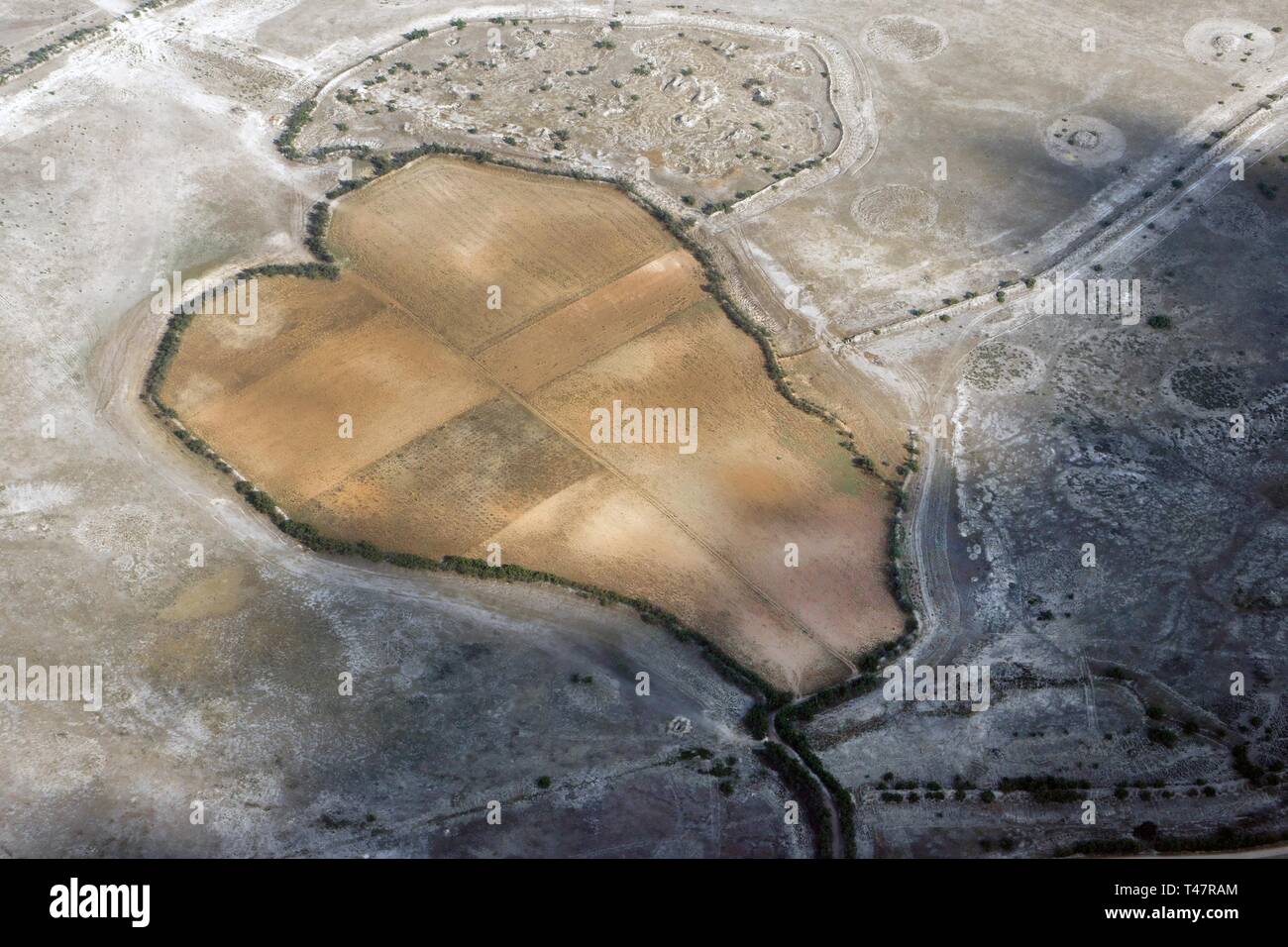 Aerial view fields in spain hi-res stock photography and images - Alamy