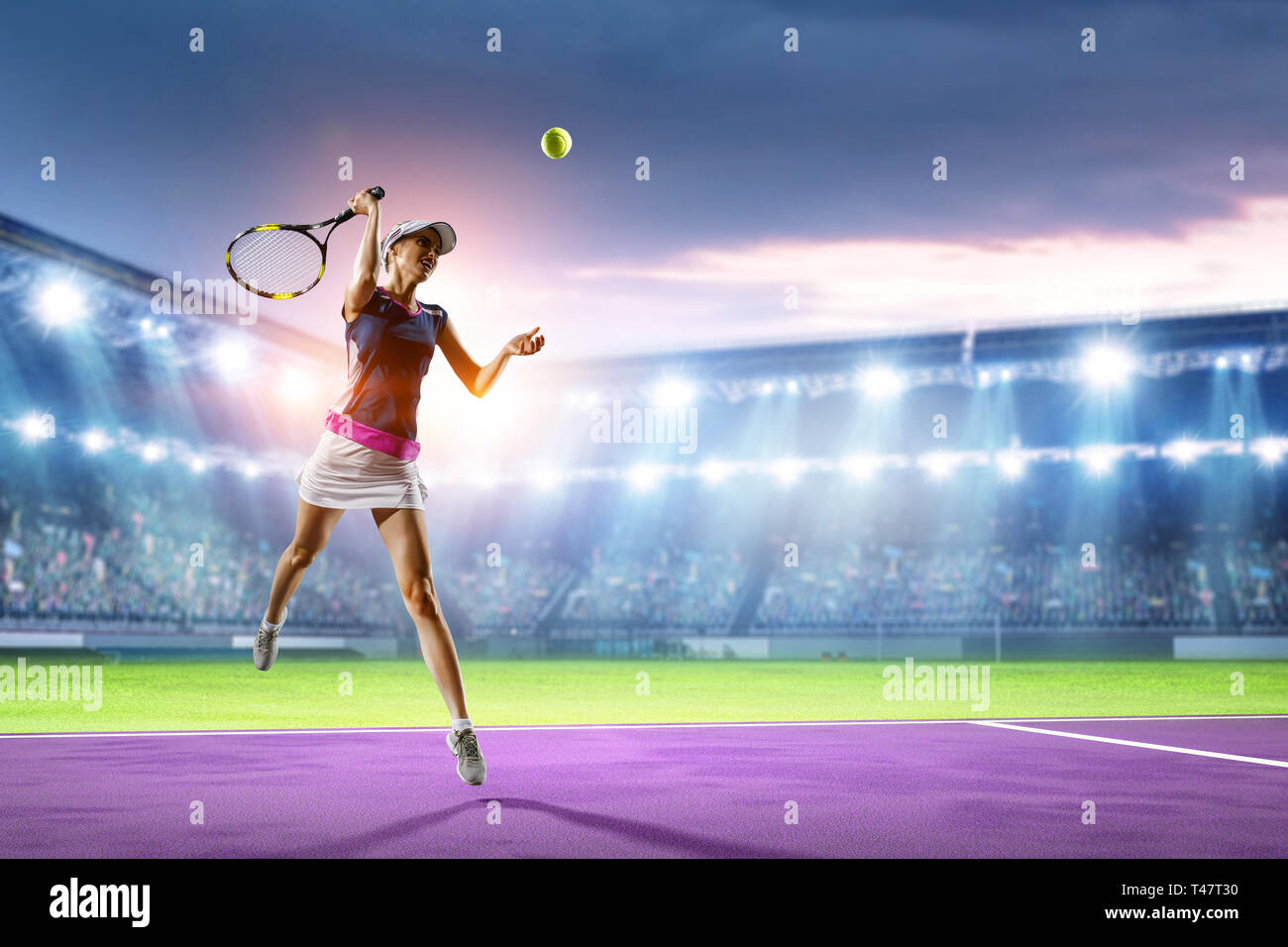 Action championship female tennis player match tennis player hi-res ...