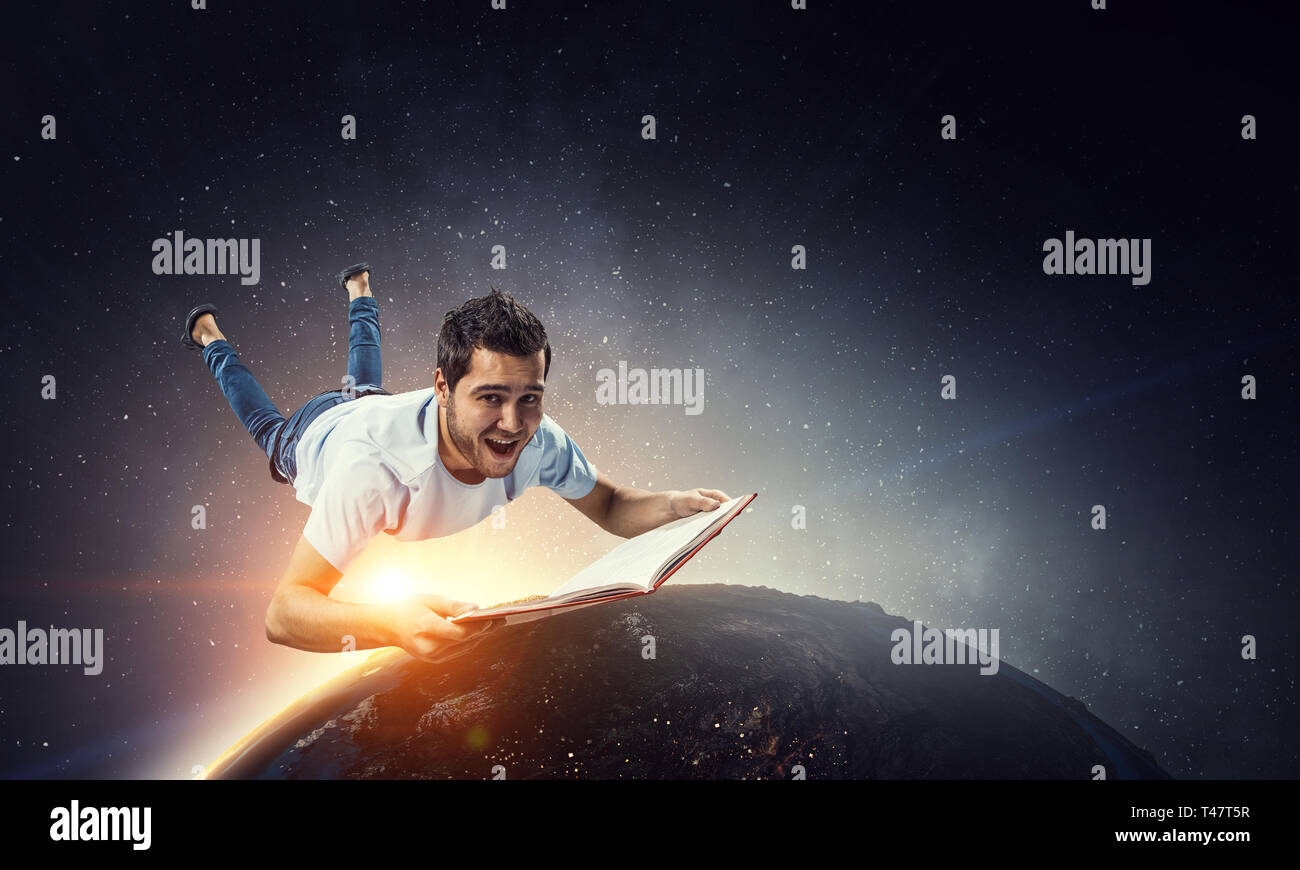 Man levitating hi-res stock photography and images - Alamy