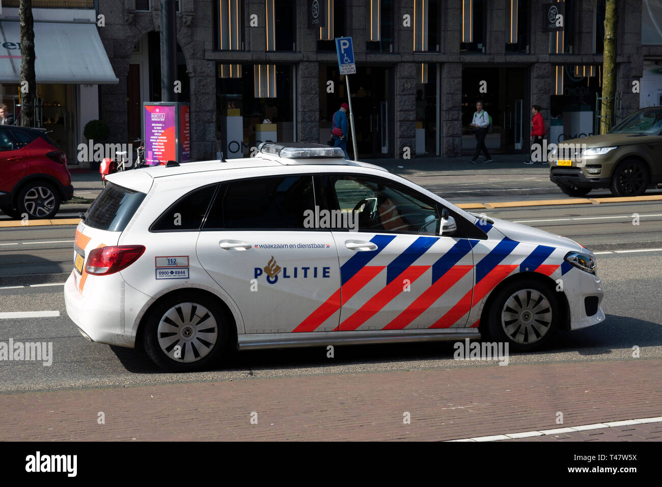 Police Car At Amsterdam The Netherlands 2019 Stock Photo - Alamy