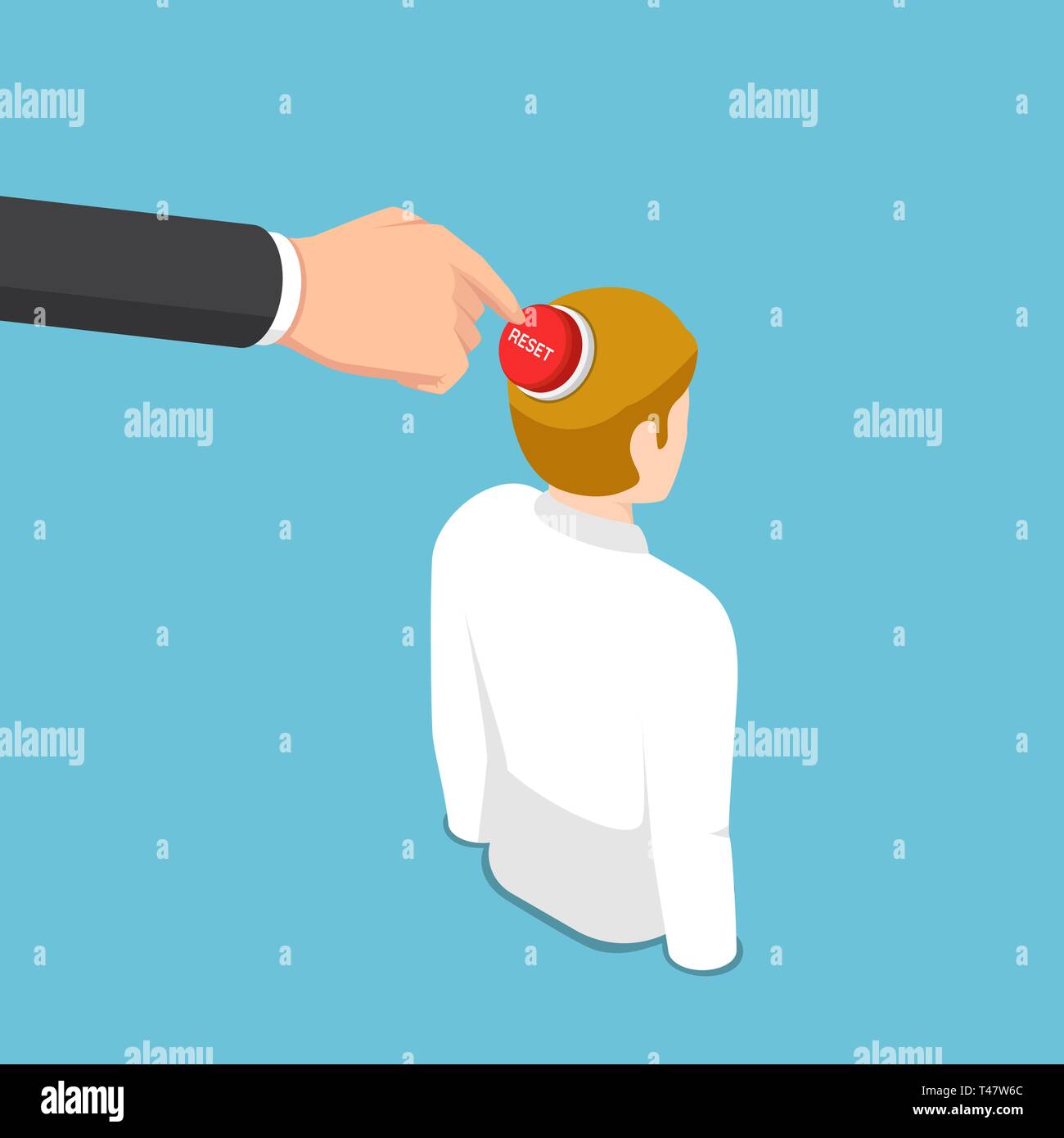 Reset your mindset Stock Vector Images - Alamy