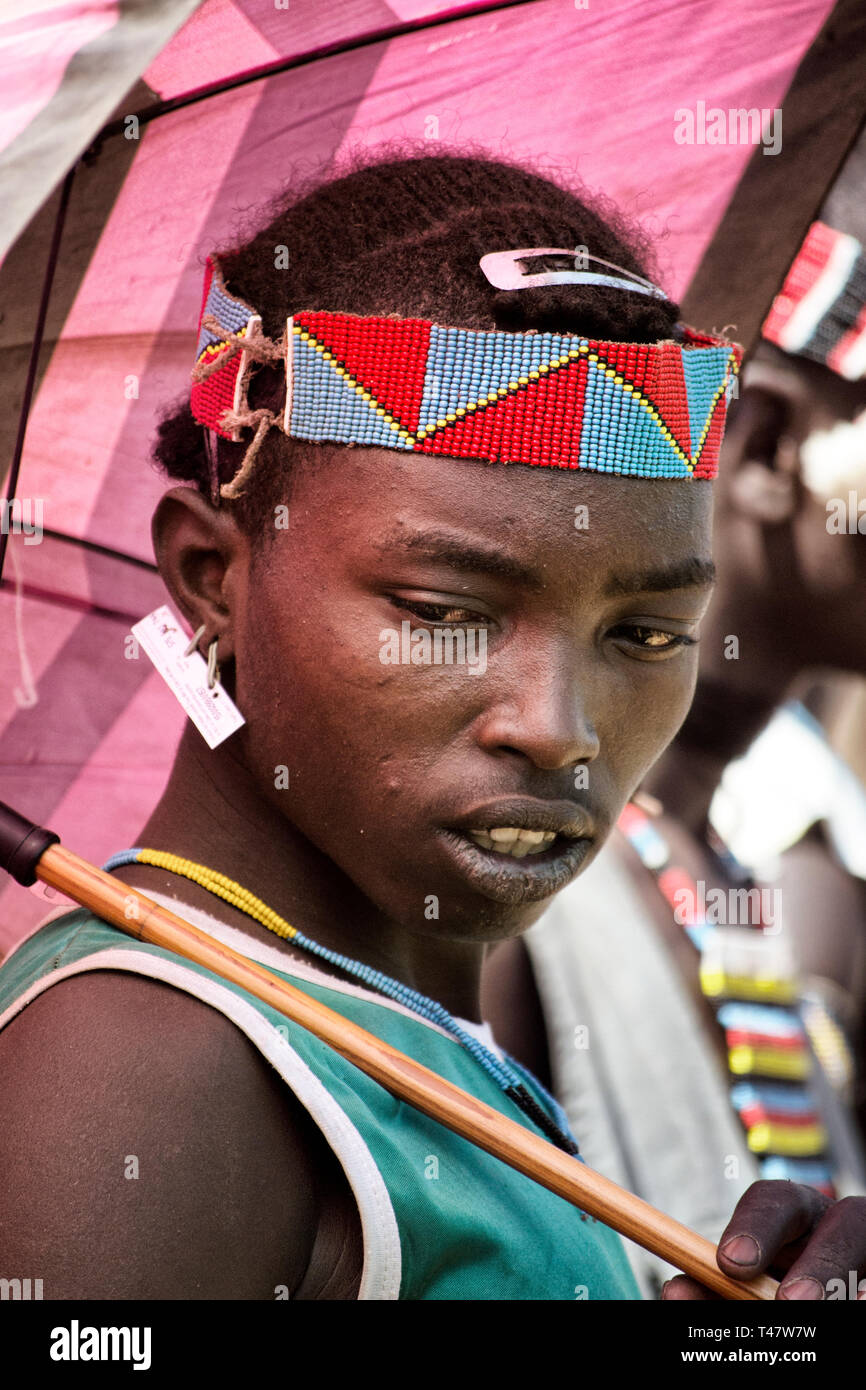 Tsemay tribe man, Key Afer, Omo Valley Stock Photo - Alamy