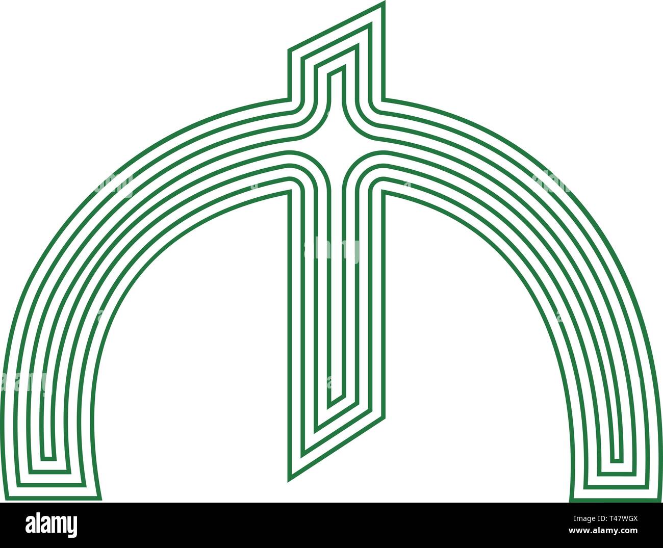 Azerbaijan manat azn logo Stock Vector Images - Alamy