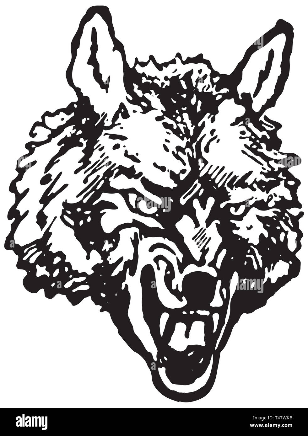 Clipart wolf hi-res stock photography and images - Alamy