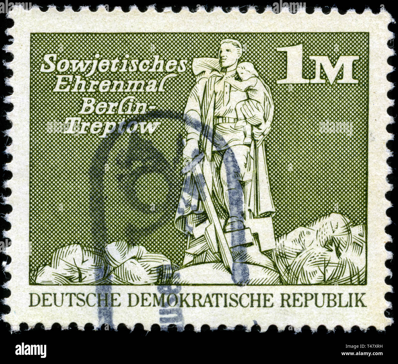 Postage stamp from East Germany (DDR) in the Construction in the GDR ...