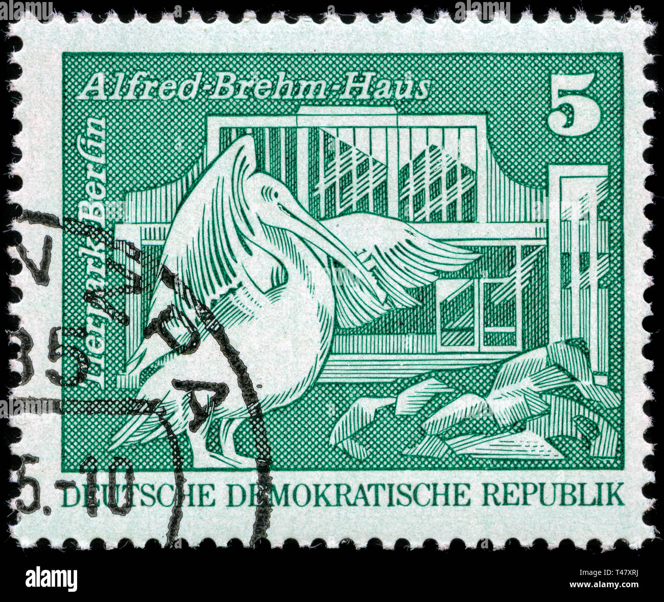 Postage stamp from East Germany (DDR) in the Construction in the GDR ...