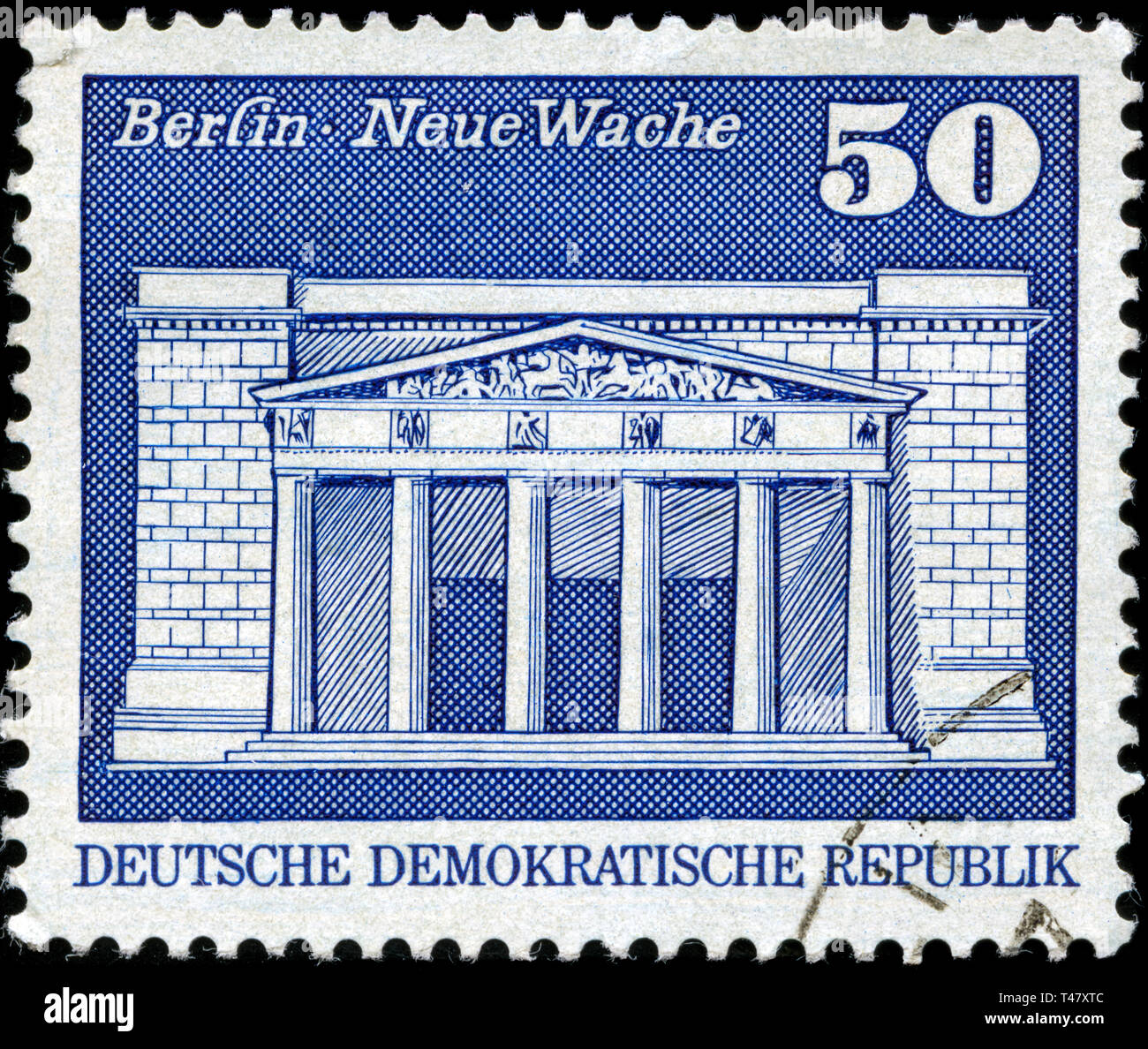 Postage stamp from East Germany (DDR) in the Construction in the GDR ...