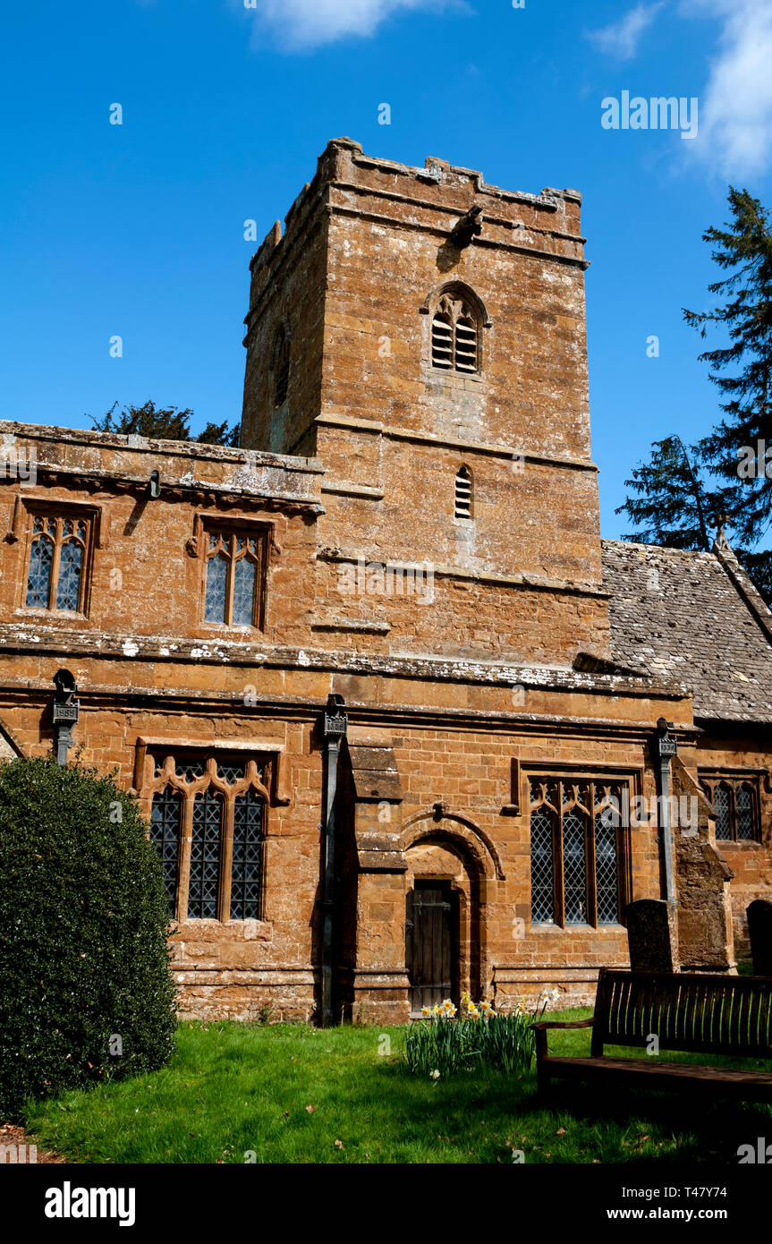 St. Michael and All Angels Church, Alkerton, Oxfordshire, England, UK ...