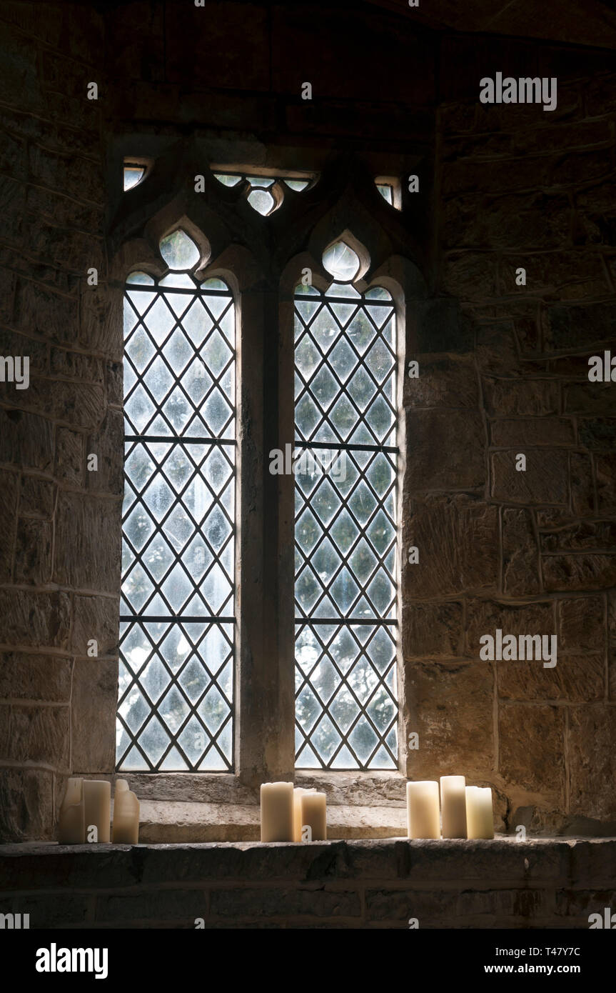 A window in St. Michael and All Angels Church, Alkerton, Oxfordshire ...