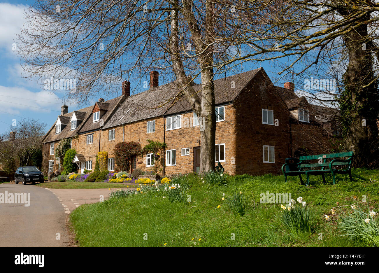 Shenington village in spring, Oxfordshire, England, UK Stock Photo - Alamy