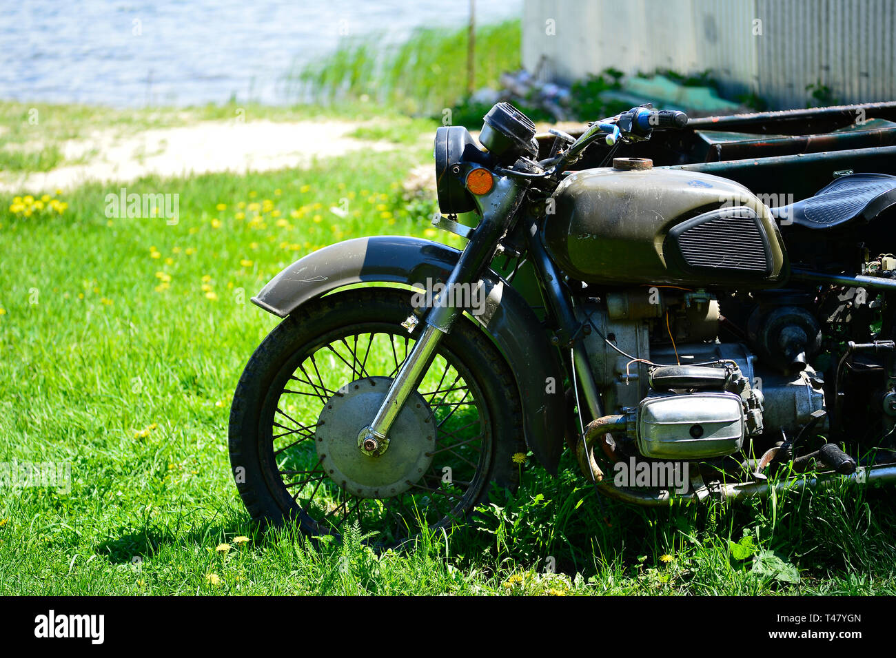 Dnepr motorcycle hi-res stock photography and images - Alamy