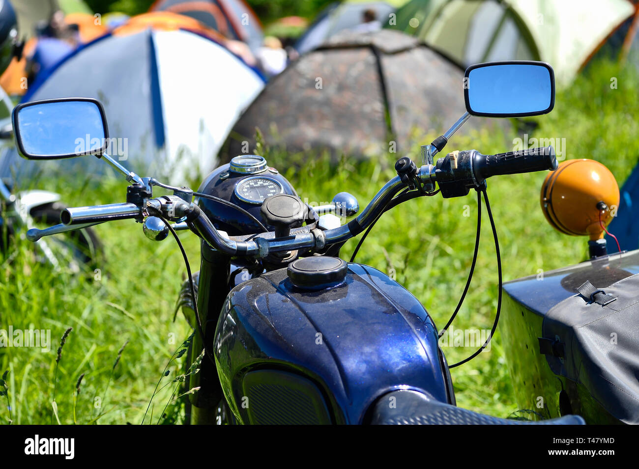 Chopper tent tents hi-res stock photography and images - Alamy