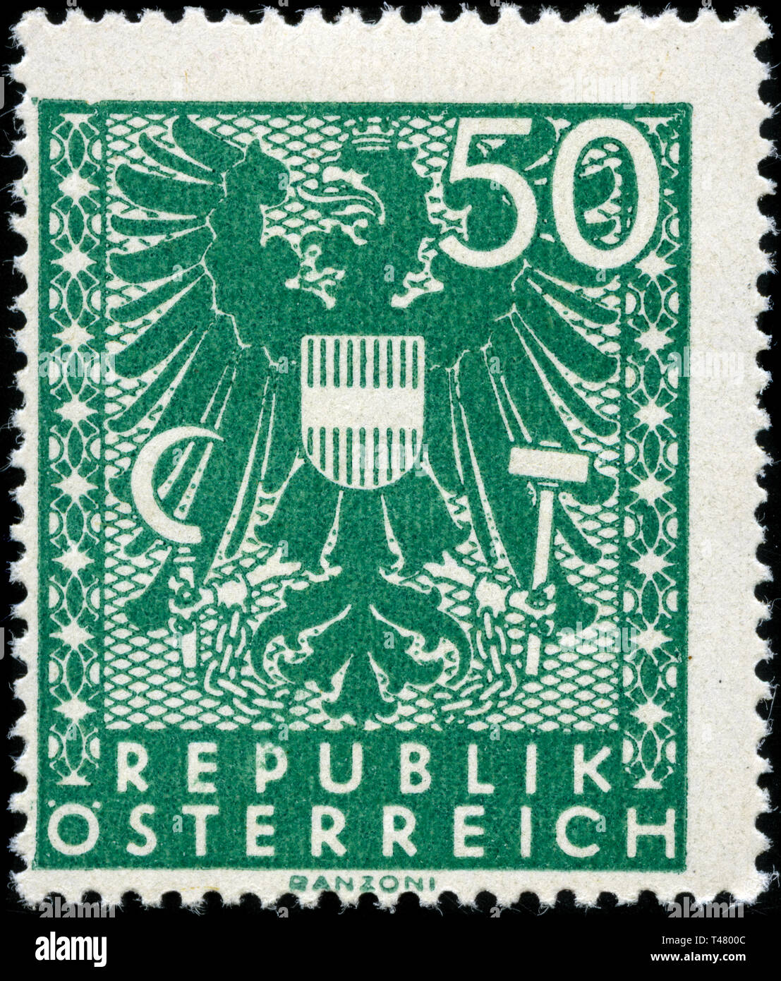 Postage stamp from East Germany (DDR) in the UNICEF, 25th Anniversary ...