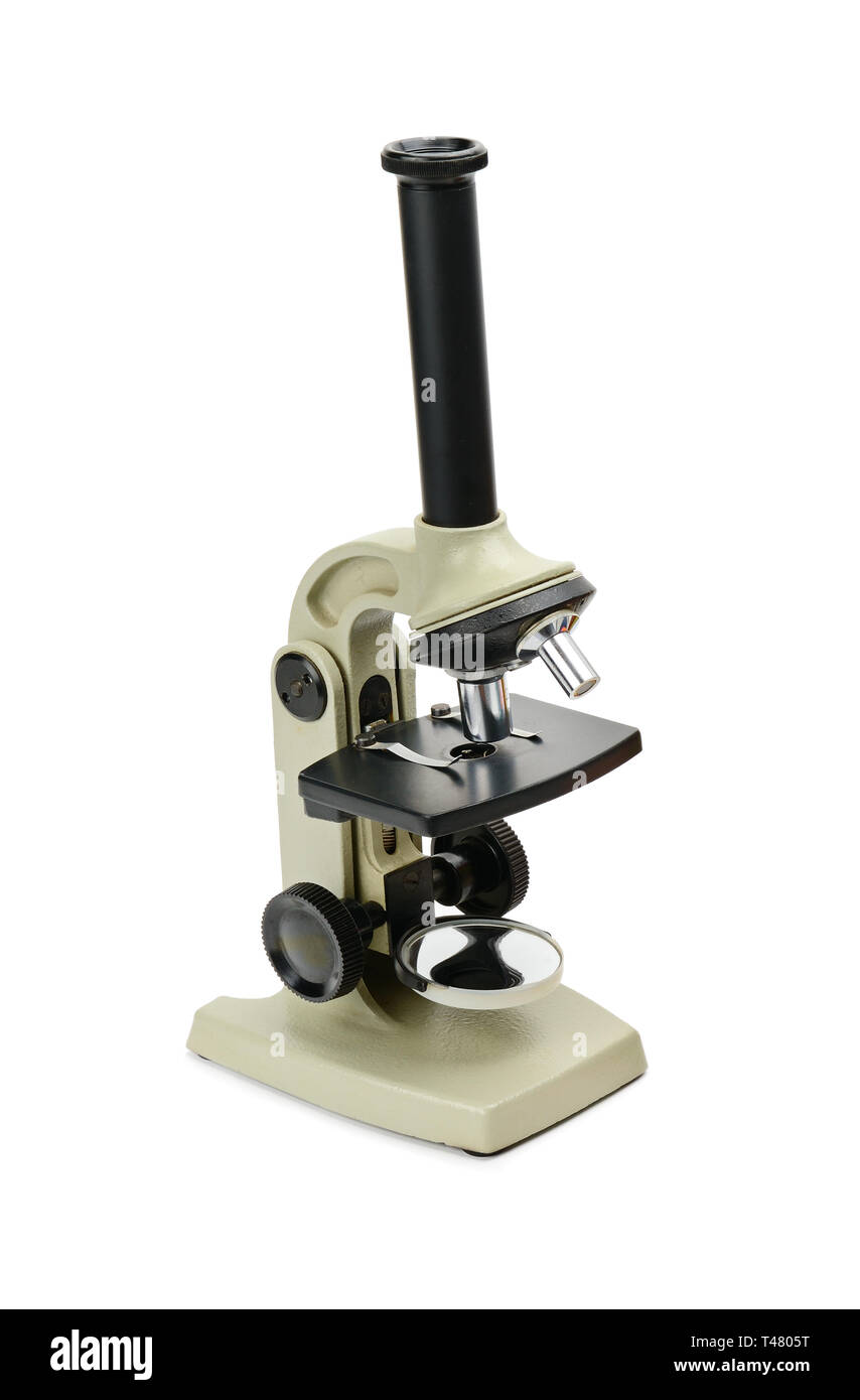 Gray microscope detail Cut Out Stock Images & Pictures - Alamy