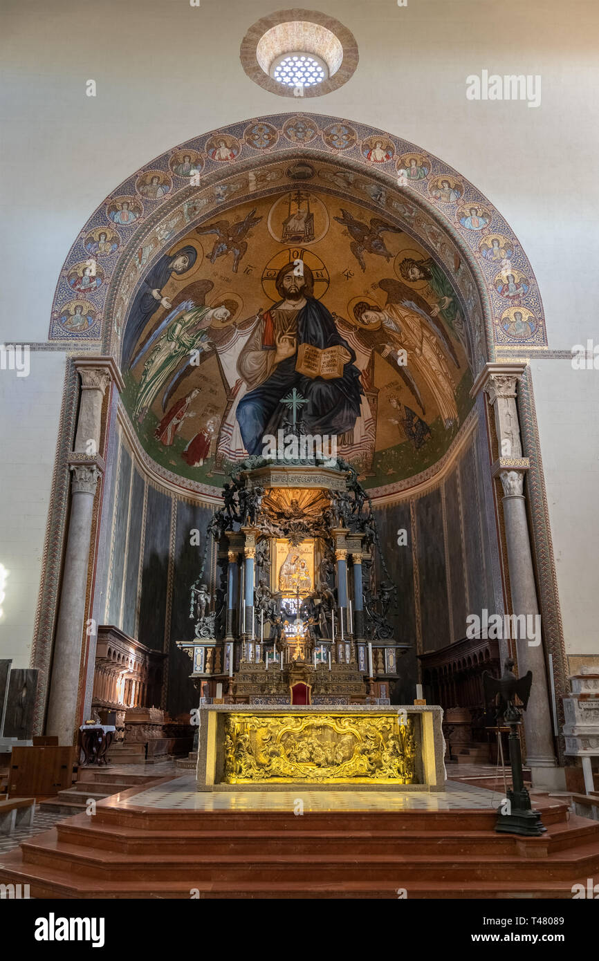 MESSINA, ITALY - NOVEMBER 06, 2018 - Messina Duomo Cathedral and its ...