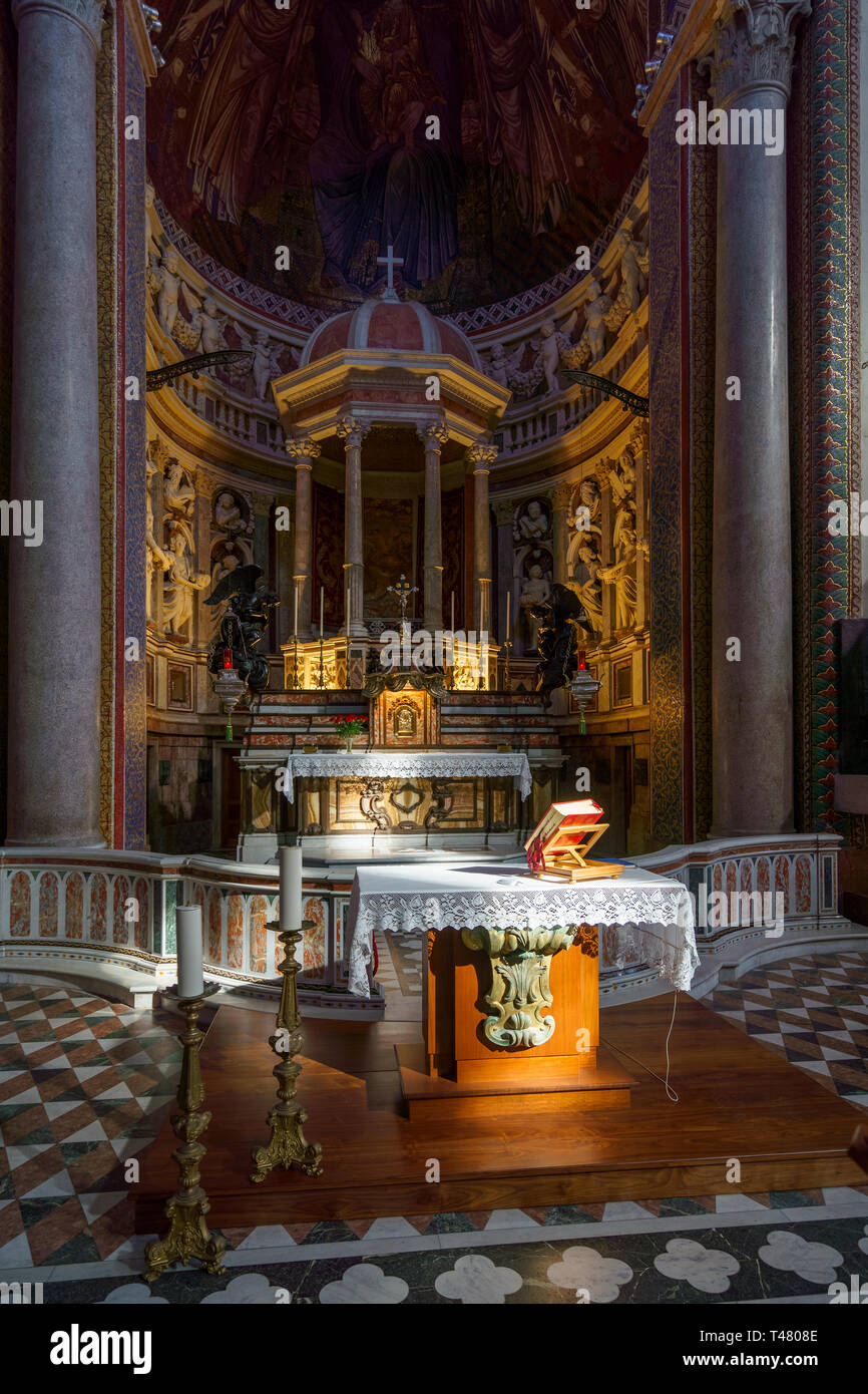 MESSINA, ITALY - NOVEMBER 06, 2018 - Messina Duomo Cathedral and its ...