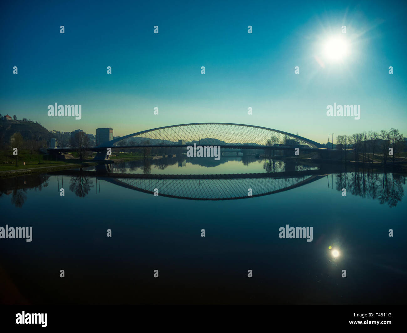 Futuristic bridge hi-res stock photography and images - Alamy