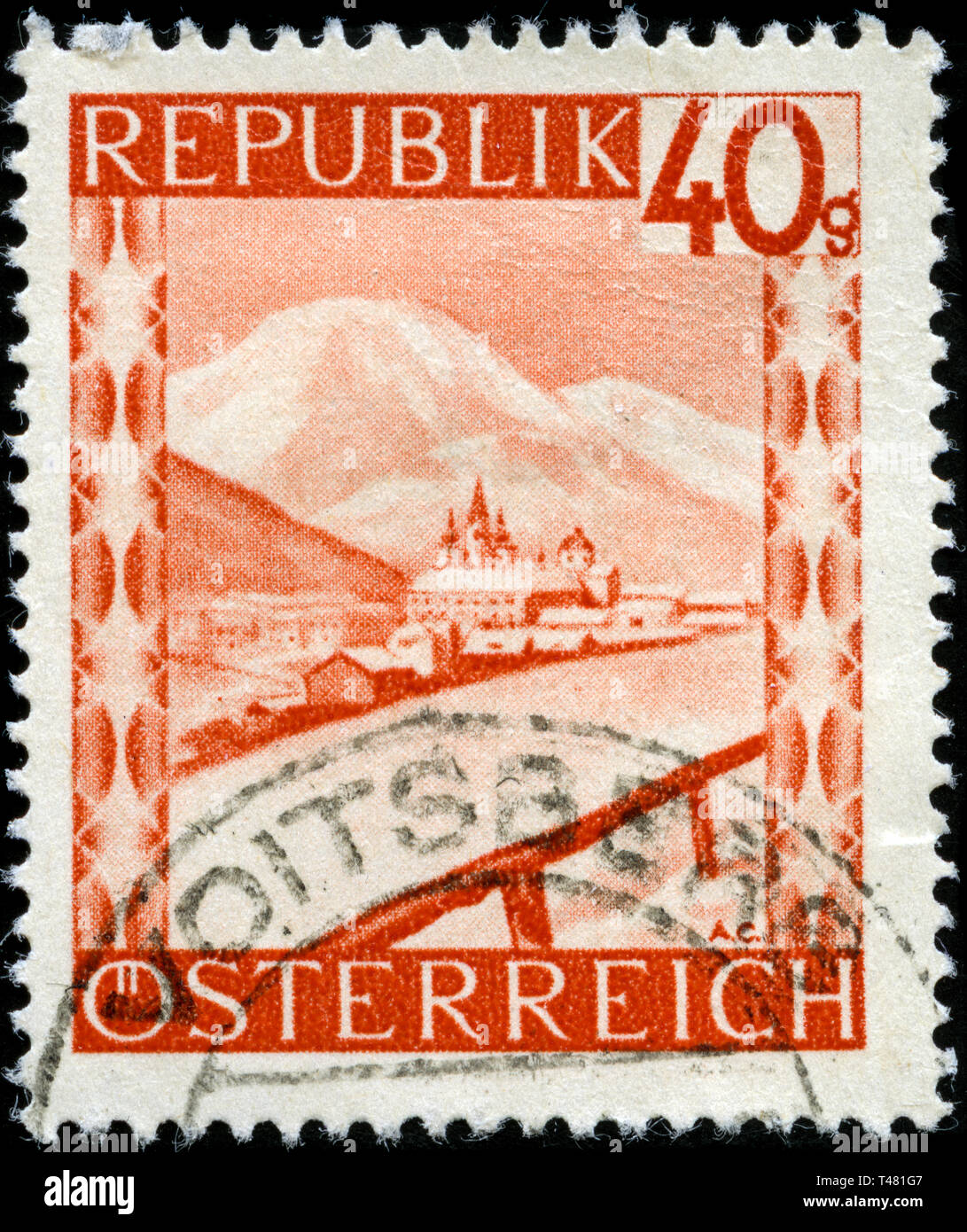 Postage stamp from Austria in the Landscapes 1945/47 series issued in ...