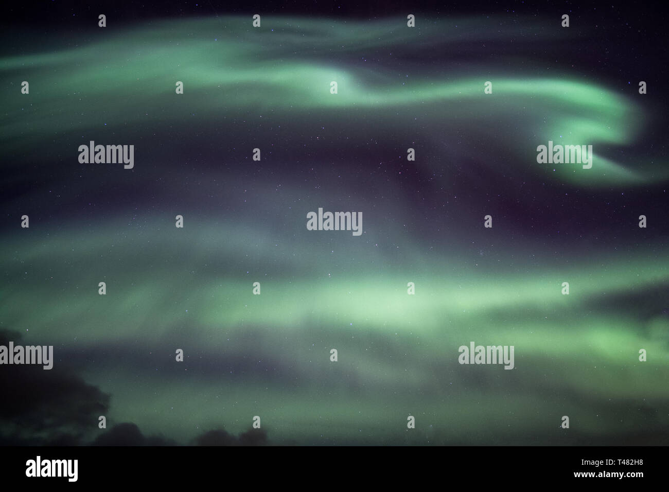 Colorful Northern lights, Aurora borealis explosion on night sky Stock ...