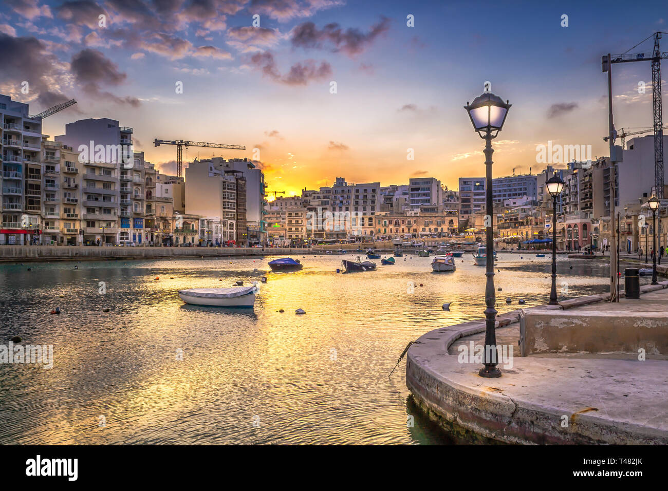 Picturesque island of Malta in the Mediterranean Sea Stock Photo - Alamy