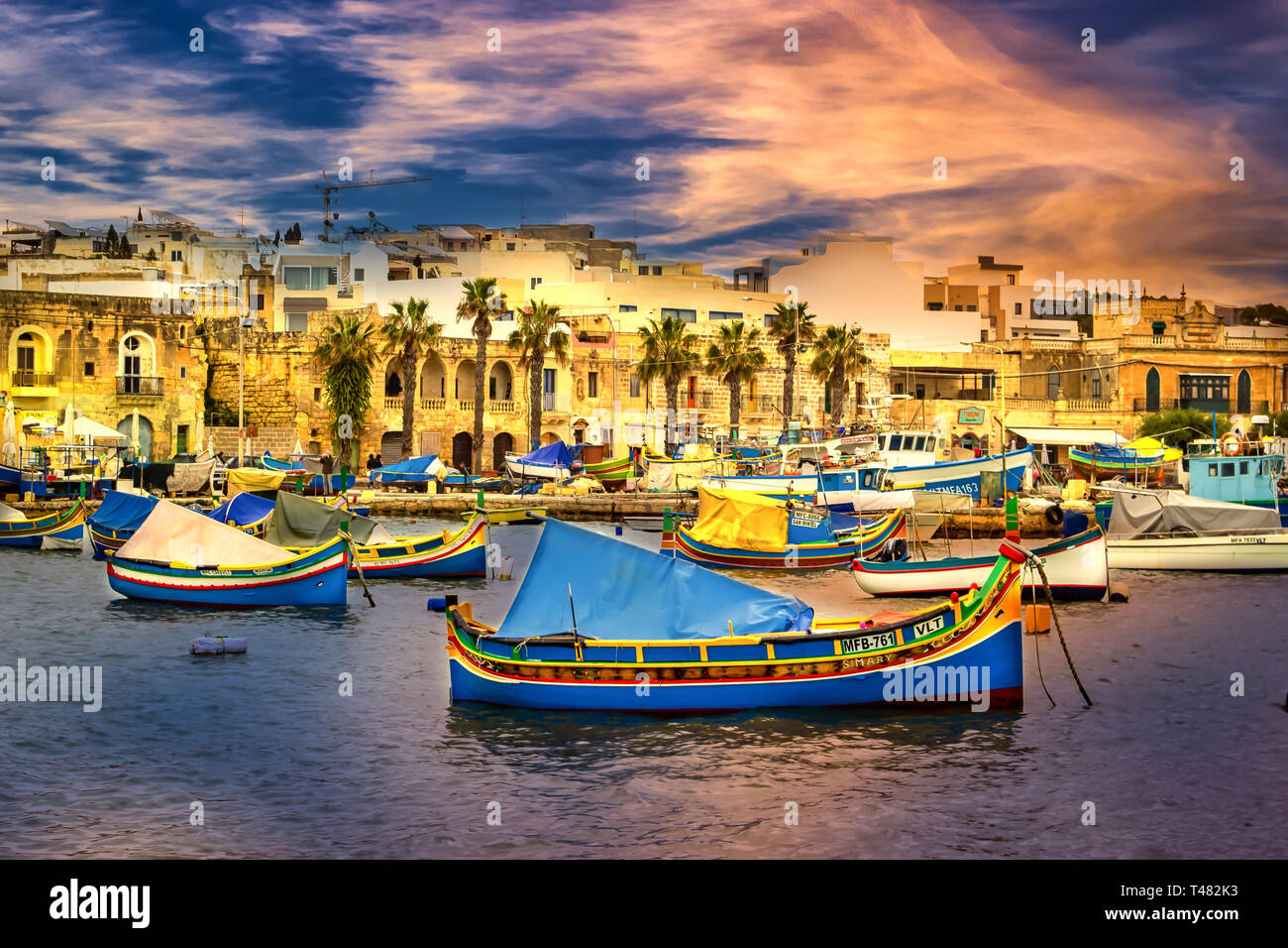 Picturesque island of Malta in the Mediterranean Sea Stock Photo - Alamy