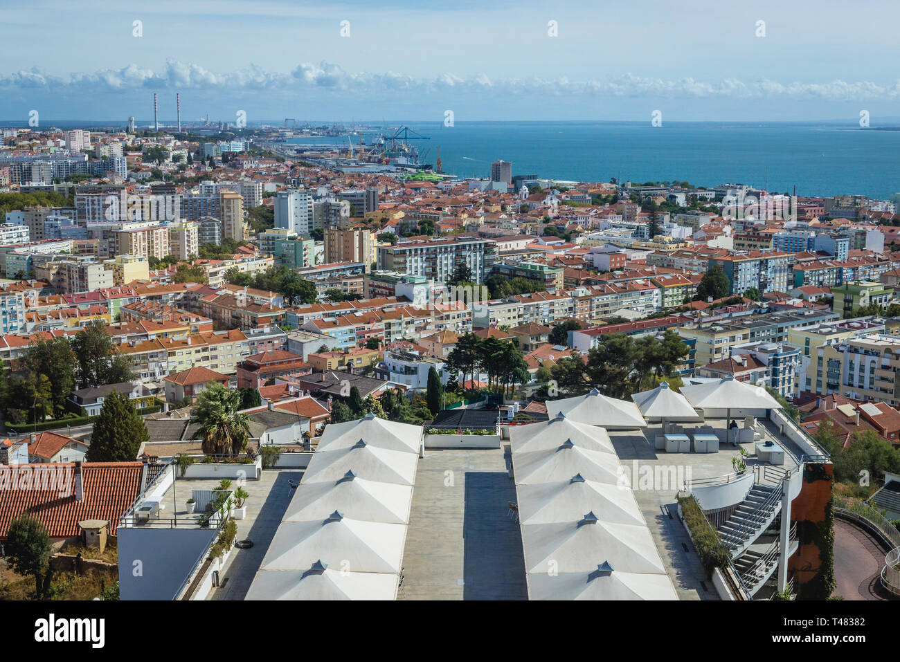Aerial view setubal city hi-res stock photography and images - Alamy