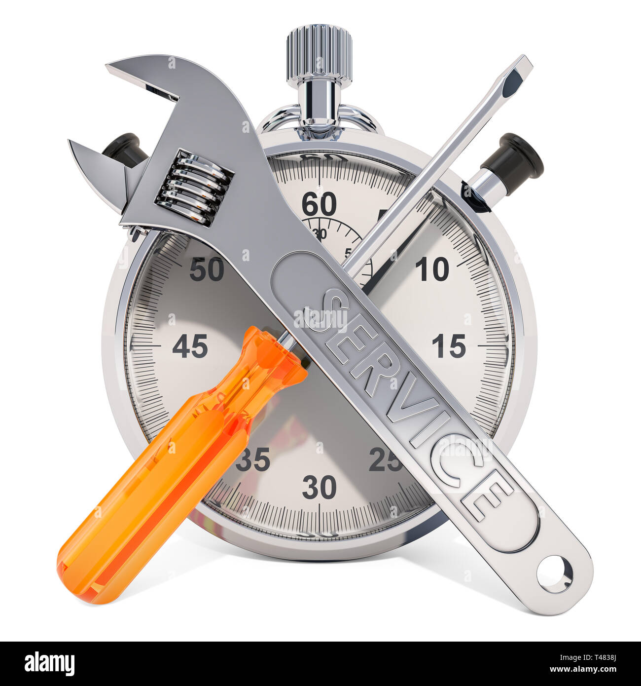 Fast Repair Service concept. 3D rendering isolated on white background ...