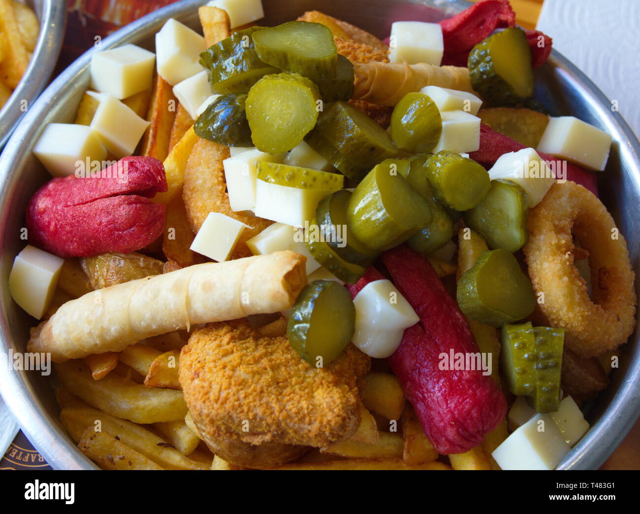 beer appetizer platter Stock Photo - Alamy