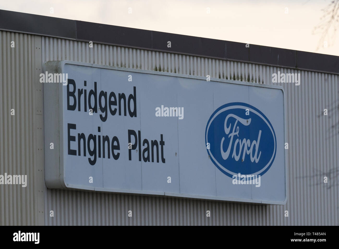 A general view of the Ford Engine plant in Bridgend, Wales, UK Stock ...