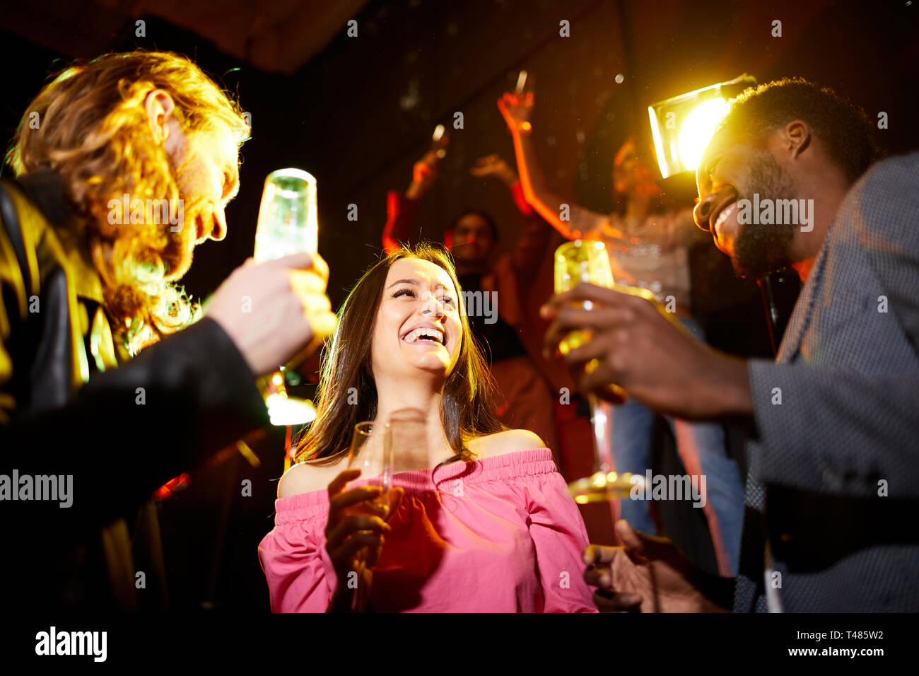 Clubbing excited hi-res stock photography and images - Alamy