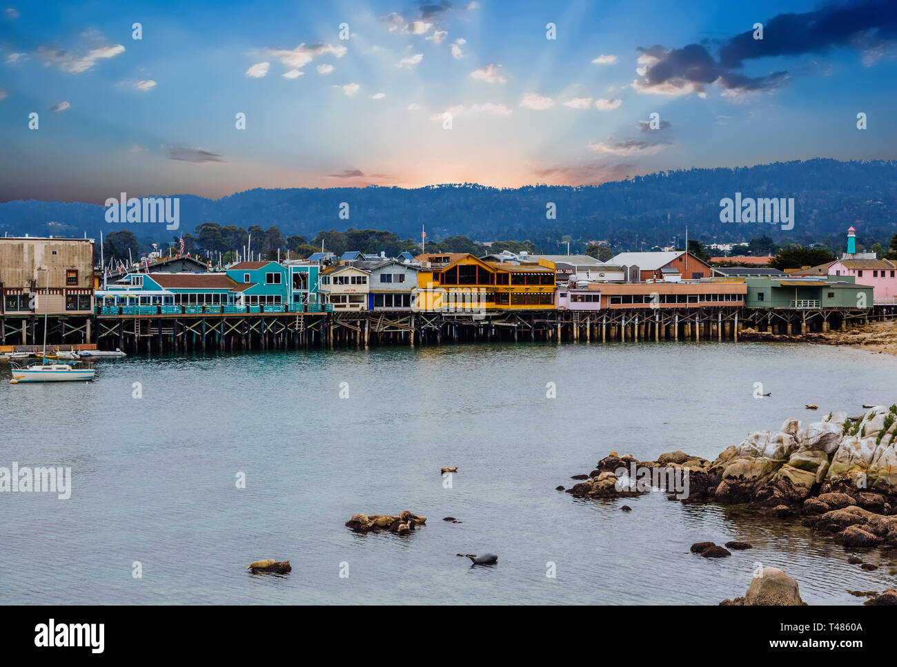MONTEREY, CALIFORNIA - May 13, 2016: Monterey has attracted artists ...