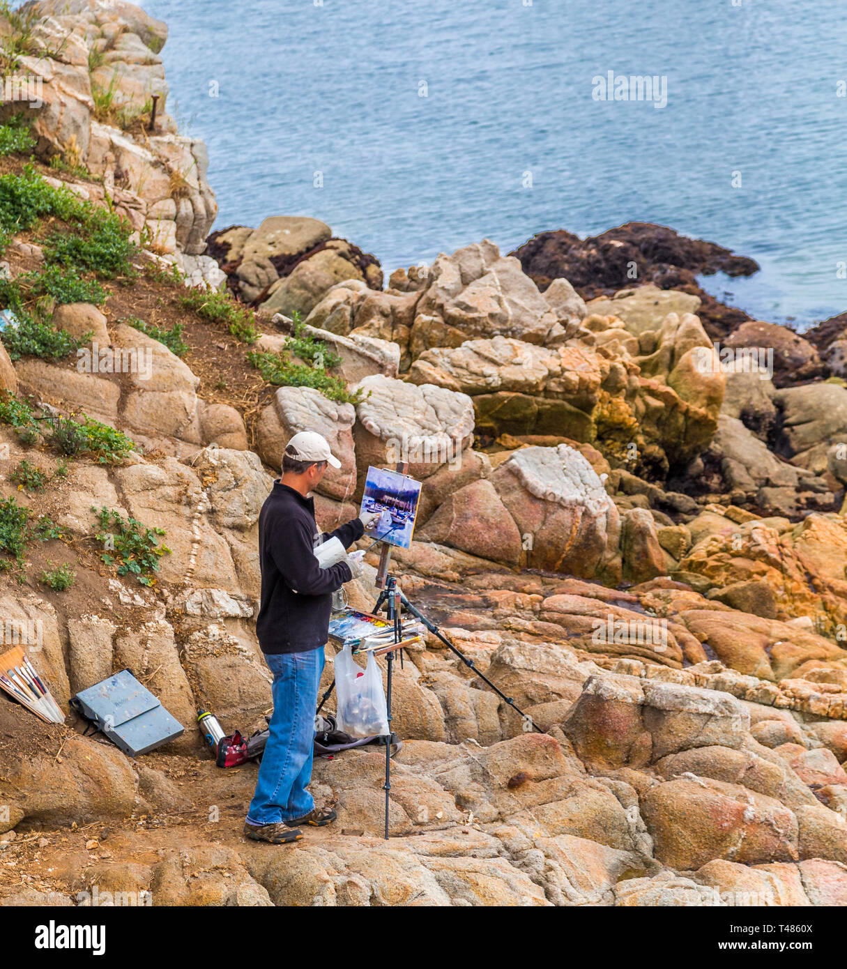 MONTEREY, CALIFORNIA - May 13, 2016: Monterey has attracted artists ...