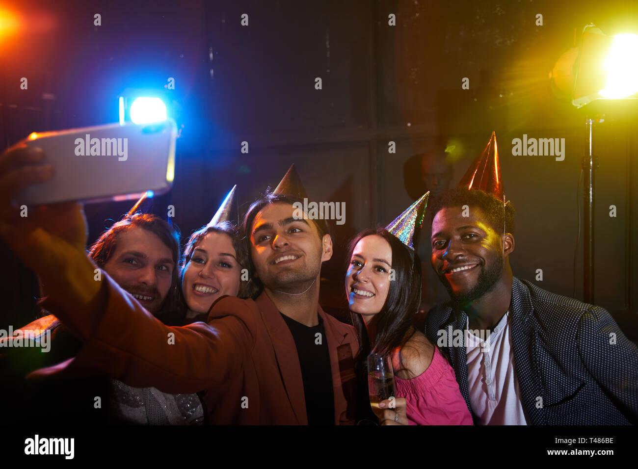 Birthday party in nightclub Stock Photo - Alamy