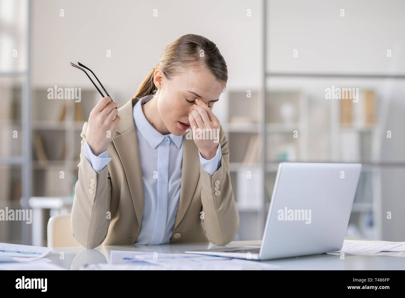 Tired from work hi-res stock photography and images - Alamy