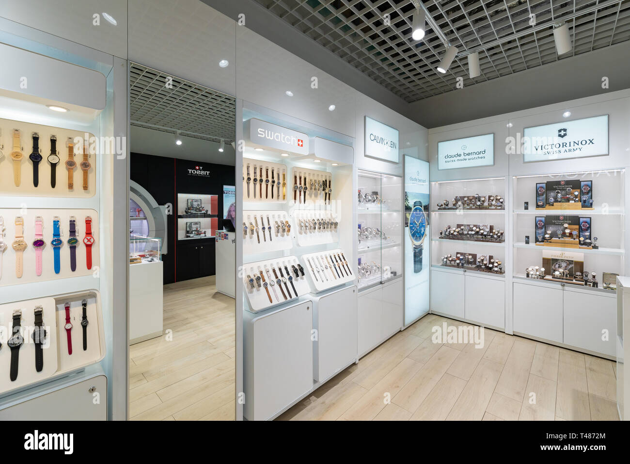 Minsk, Belarus - March 26, 2018: Swiss watch magazine in Minsk Stock ...