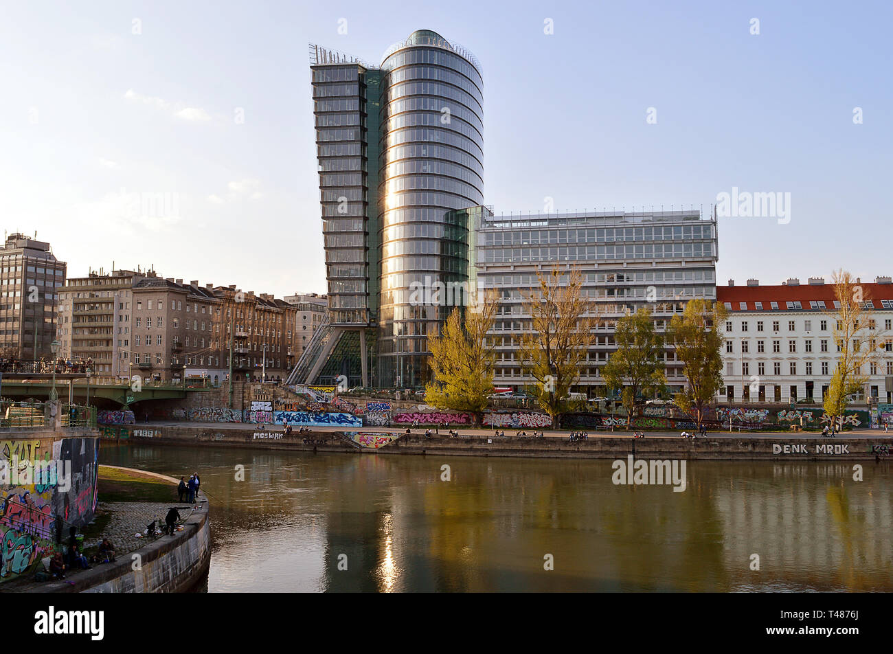 Uniqa tower vienna austria hi-res stock photography and images - Alamy