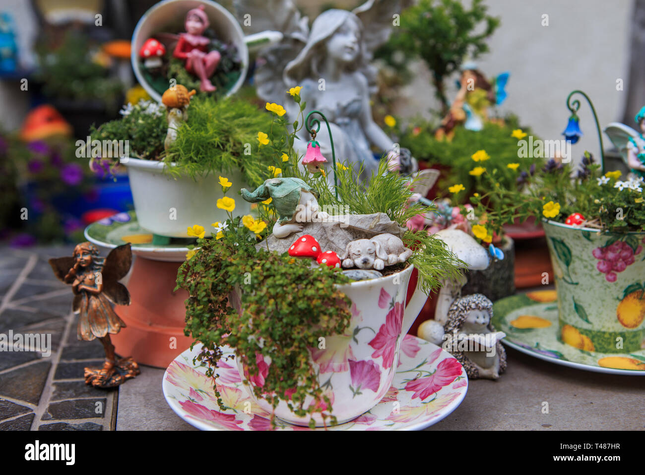 Flower fairies garden hi-res stock photography and images - Alamy