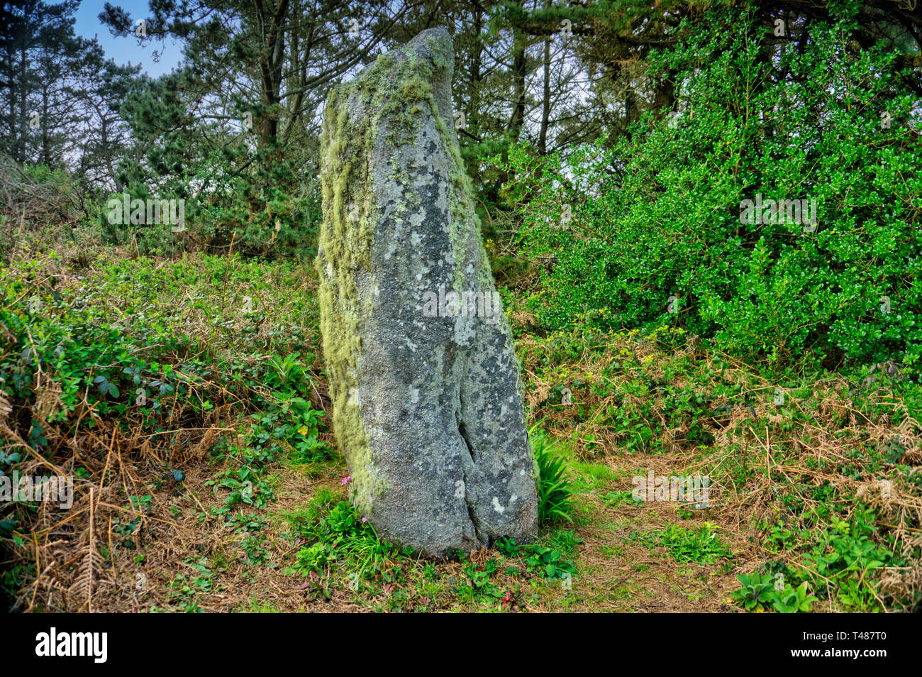 Long stone standing stone hi-res stock photography and images - Alamy