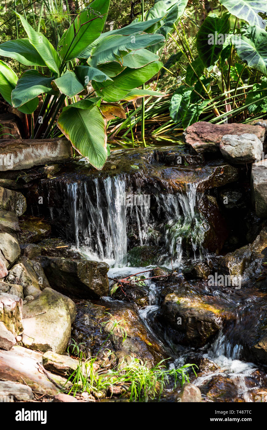 A waterfall as a garden feature hi-res stock photography and images - Alamy